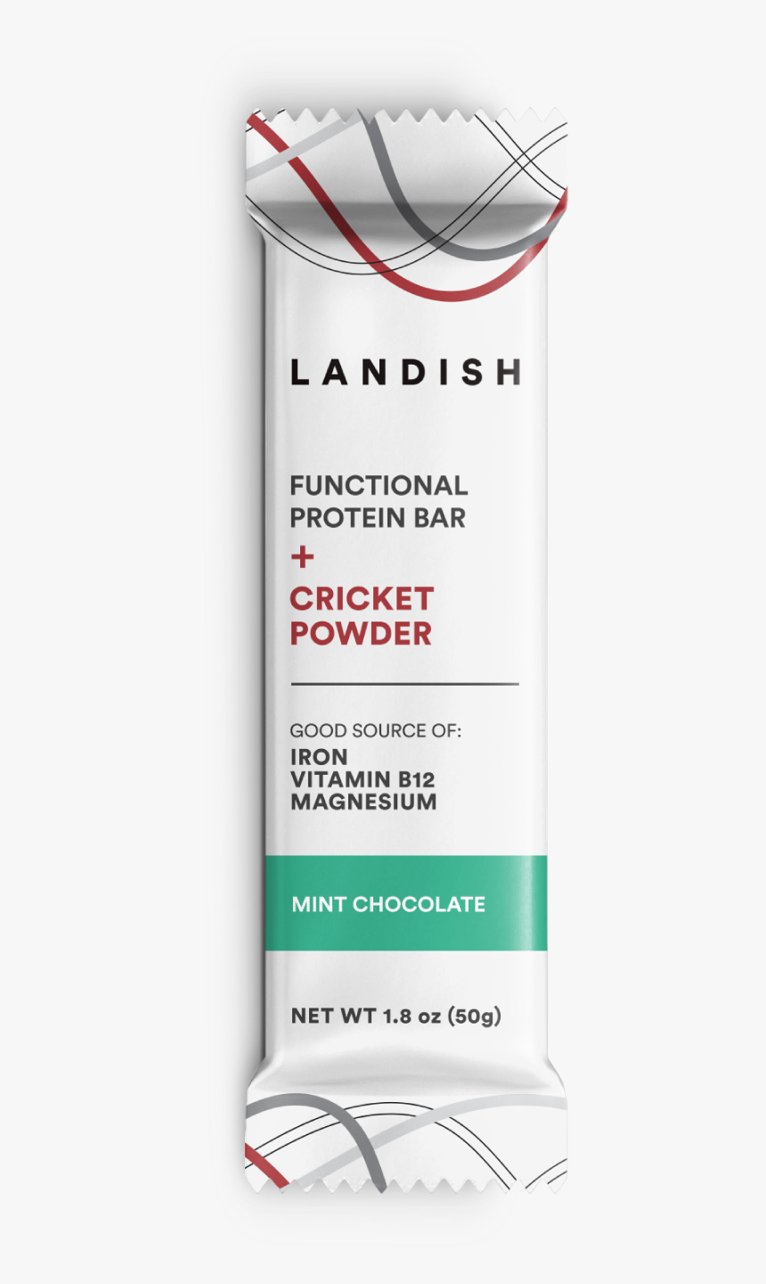 Functional Protein Bar Made With Cricket Powder Mint - Protein Bar, HD ...