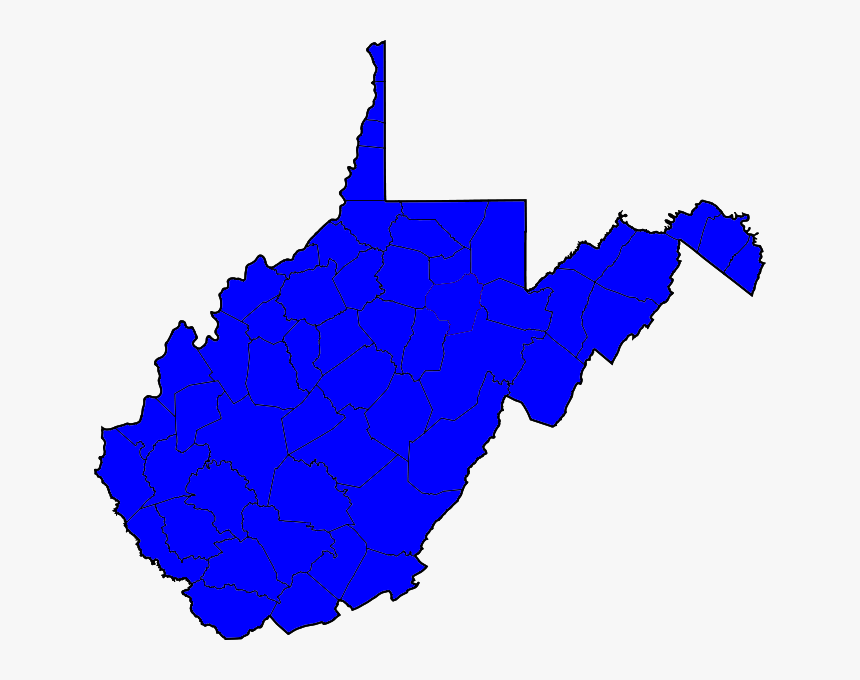 State Of Wv Png - West Virginia Election Map, Transparent Png ...