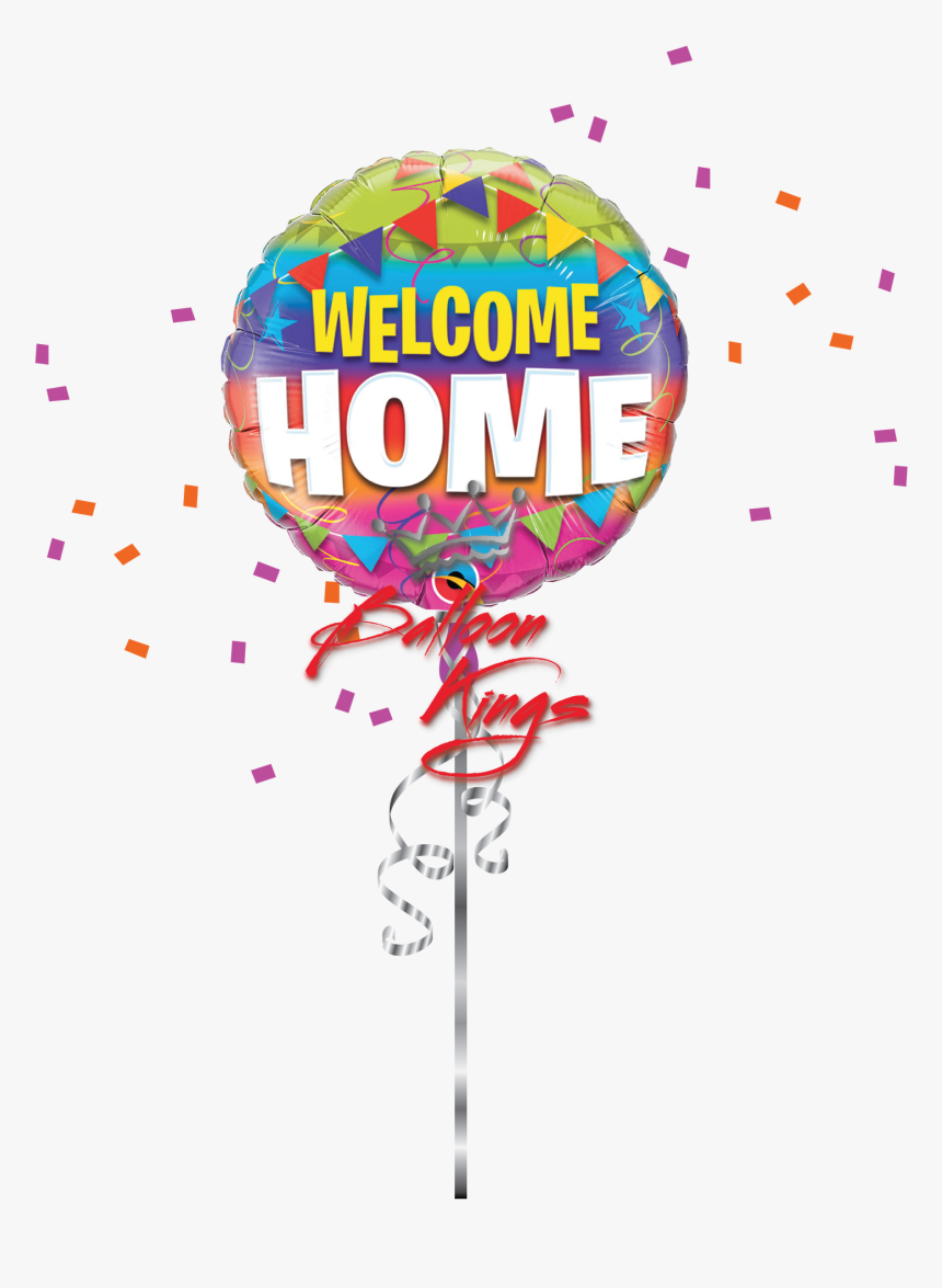 Welcome Home Colorful - Welcome Home Foil Balloon, HD Png Download ...