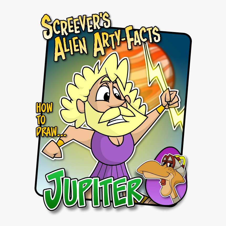 Transparent Jupiter Planet Png - Cartoon, Png Download , Transparent ...