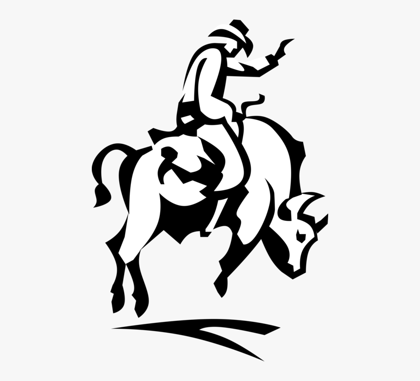 Easy Bull Riding Drawings