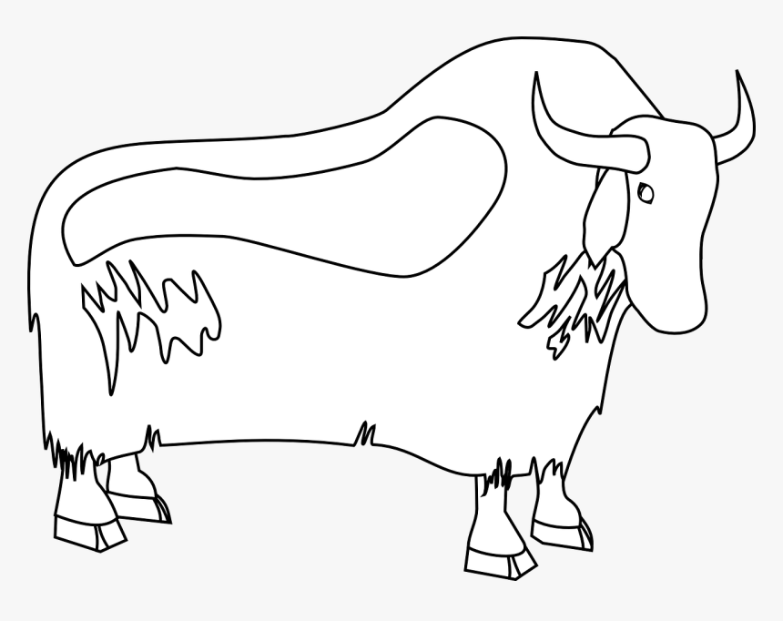 Yak Clipart Outline