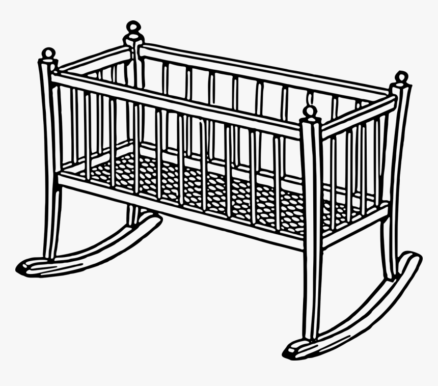 Drawing Of A Cradle, HD Png Download , Transparent Png Image - PNGitem
