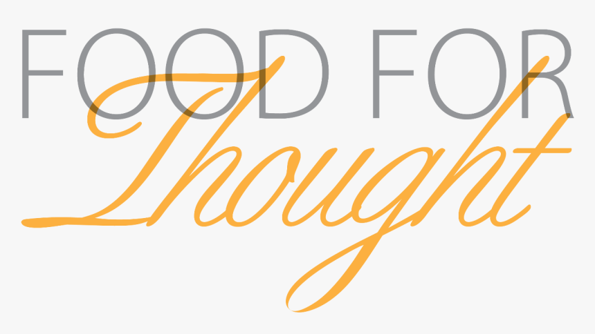 Transparent Thought Png - Food For Thought Transparent, Png Download ...