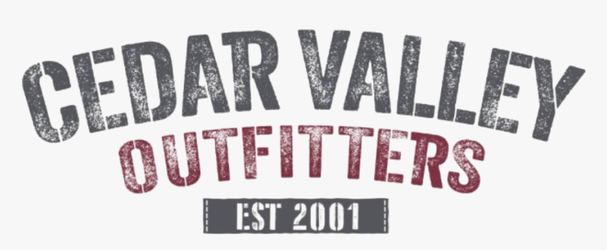 Cedar Valley Outfitters - Label, HD Png Download , Transparent Png ...