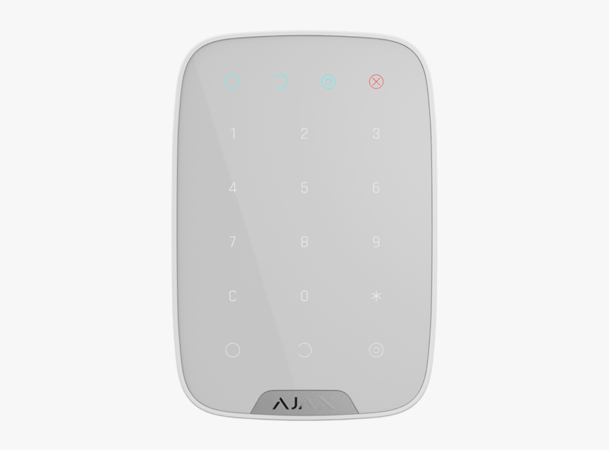 0 18 1ajax Keypad White - Ajax Keypad, HD Png Download , Transparent ...
