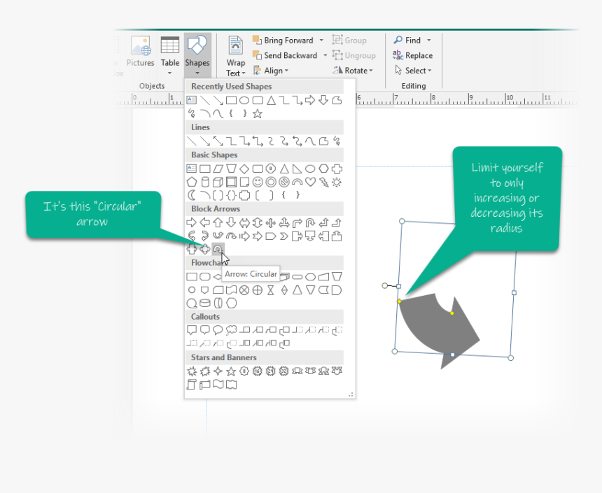 Transparent Circular Arrow Png - Word, Png Download , Transparent Png ...