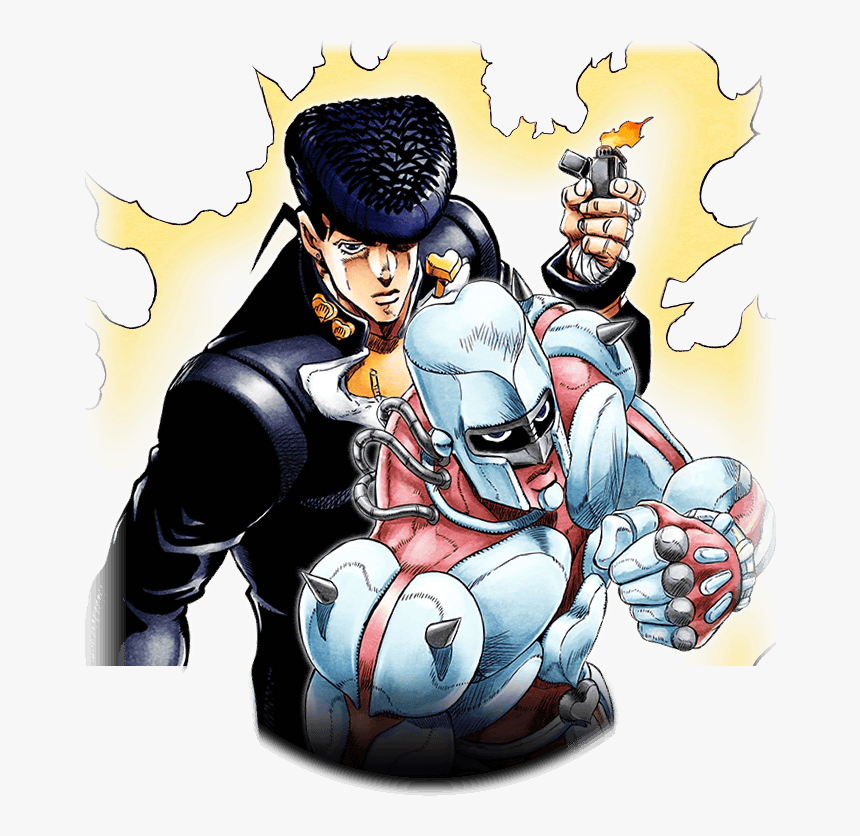 Unit Josuke Higashikata - Cartoon, HD Png Download , Transparent Png Image - PNGitem
