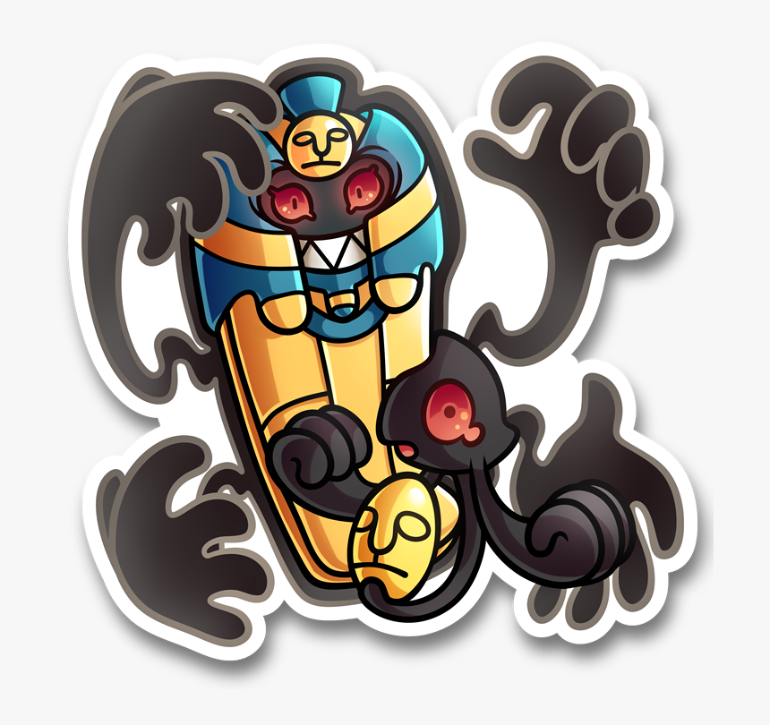 Yamask And Cofagrigus Shiny, HD Png Download , Transparent Png Image ...
