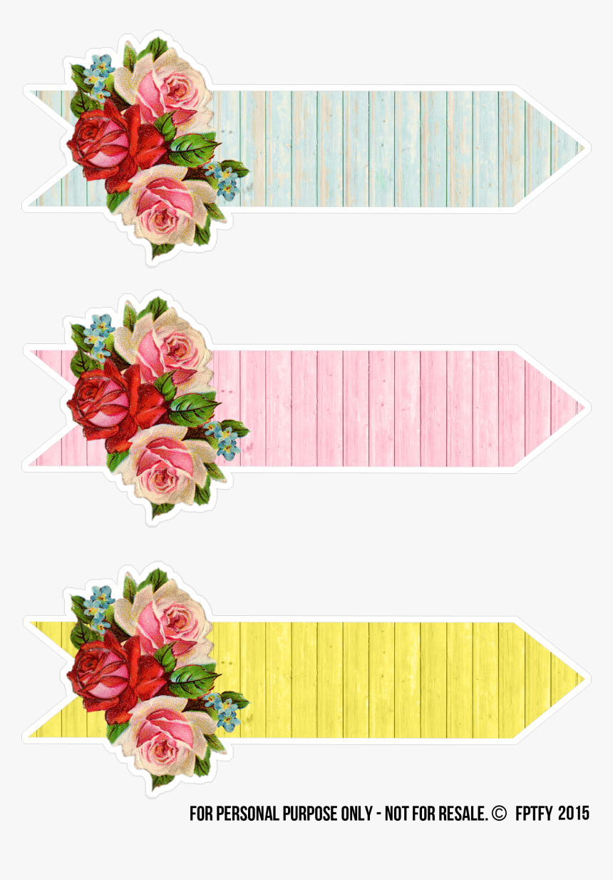 Printable Flower Scrapbook Designs