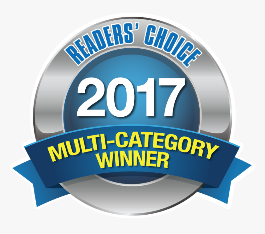Transparent 2017 Png Text - Readers Choice Awards 2018, Png Download ...