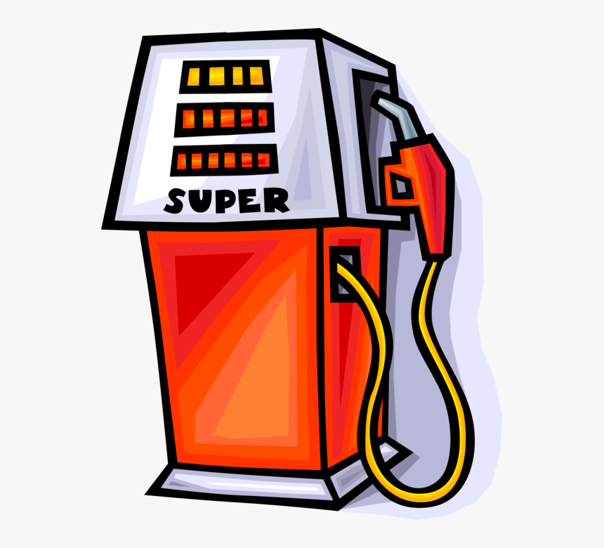 Vector Illustration Of Gasoline Petroleum Fossil Fuel - Clip Art Gas ...