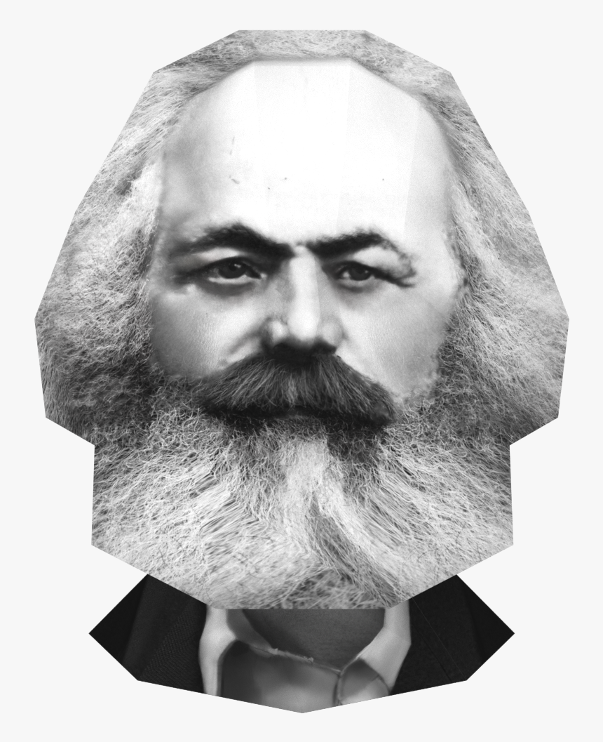 Karl Marx - Karl Marx Face Transparent Background, HD Png Download ...