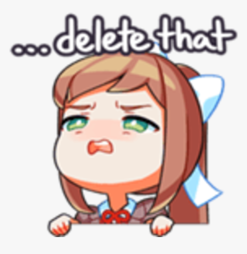 Official Ddlc Stickers, HD Png Download , Transparent Png Image - PNGitem