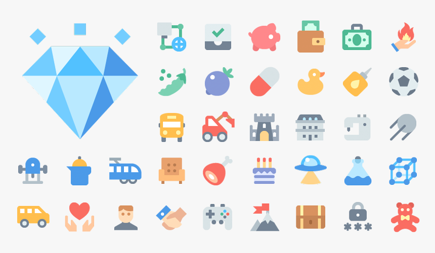 Flat Icons, HD Png Download , Transparent Png Image - PNGitem