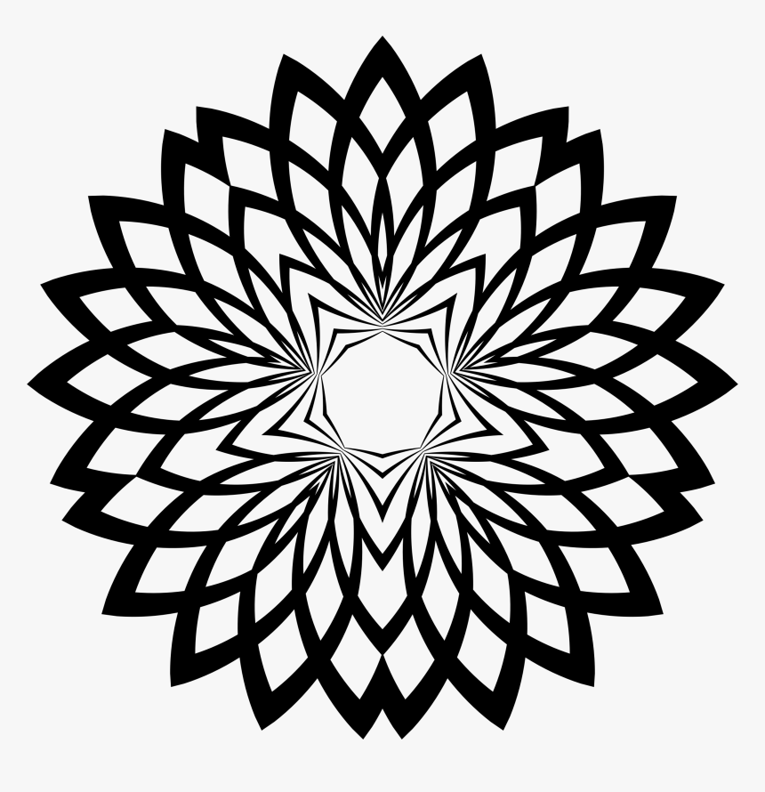 Flower Line Art Png, Transparent Png , Transparent Png Image - PNGitem