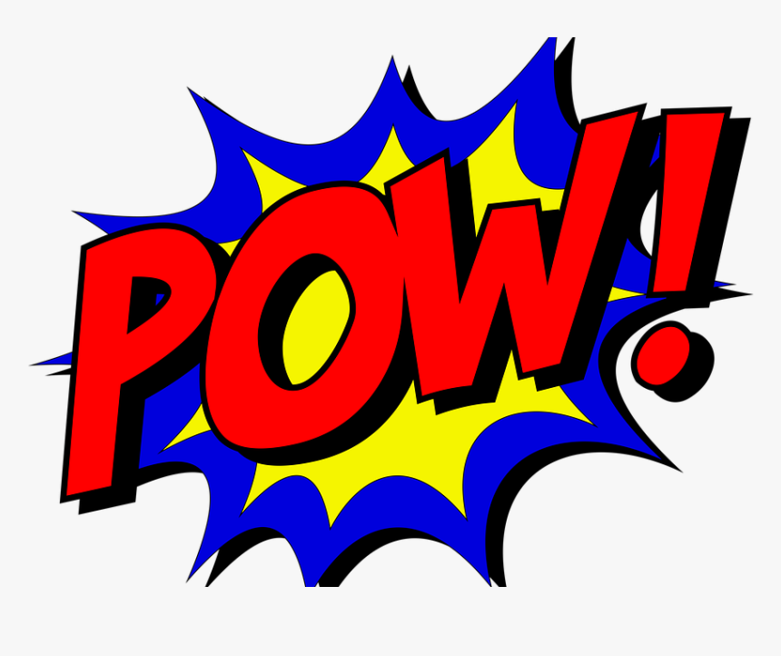 Comic Book Pow Png , Transparent Cartoons - Comic Book Pow Symbol, Png ...