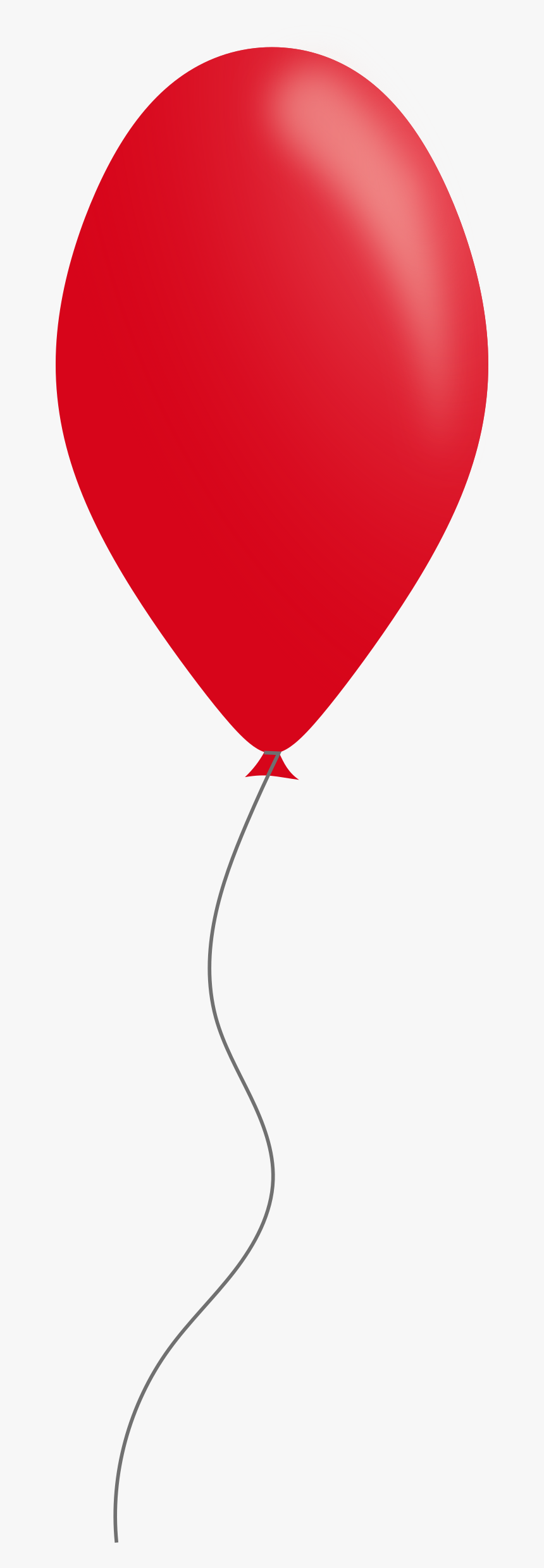 Transparent Red Balloon Png - Single Balloons Transparent Background ...