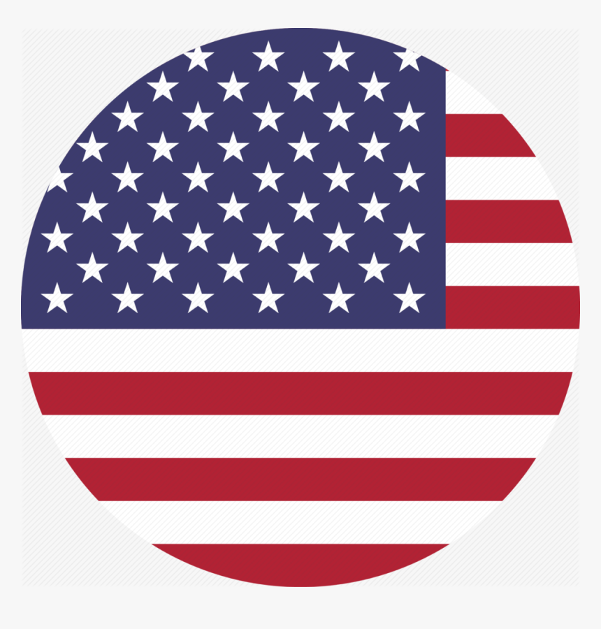 Us Flag - Icon Usa Flag Round, HD Png Download , Transparent Png Image ...