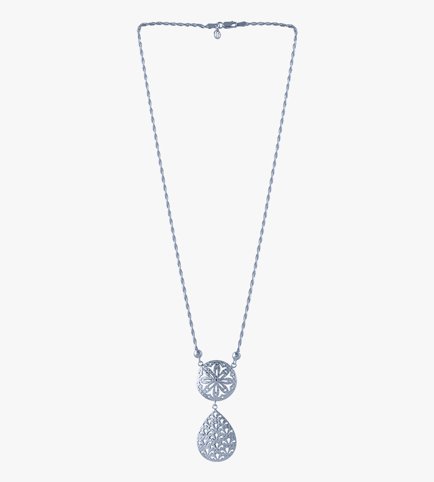 Silver Jewellery Set For Women - Necklace, HD Png Download ...