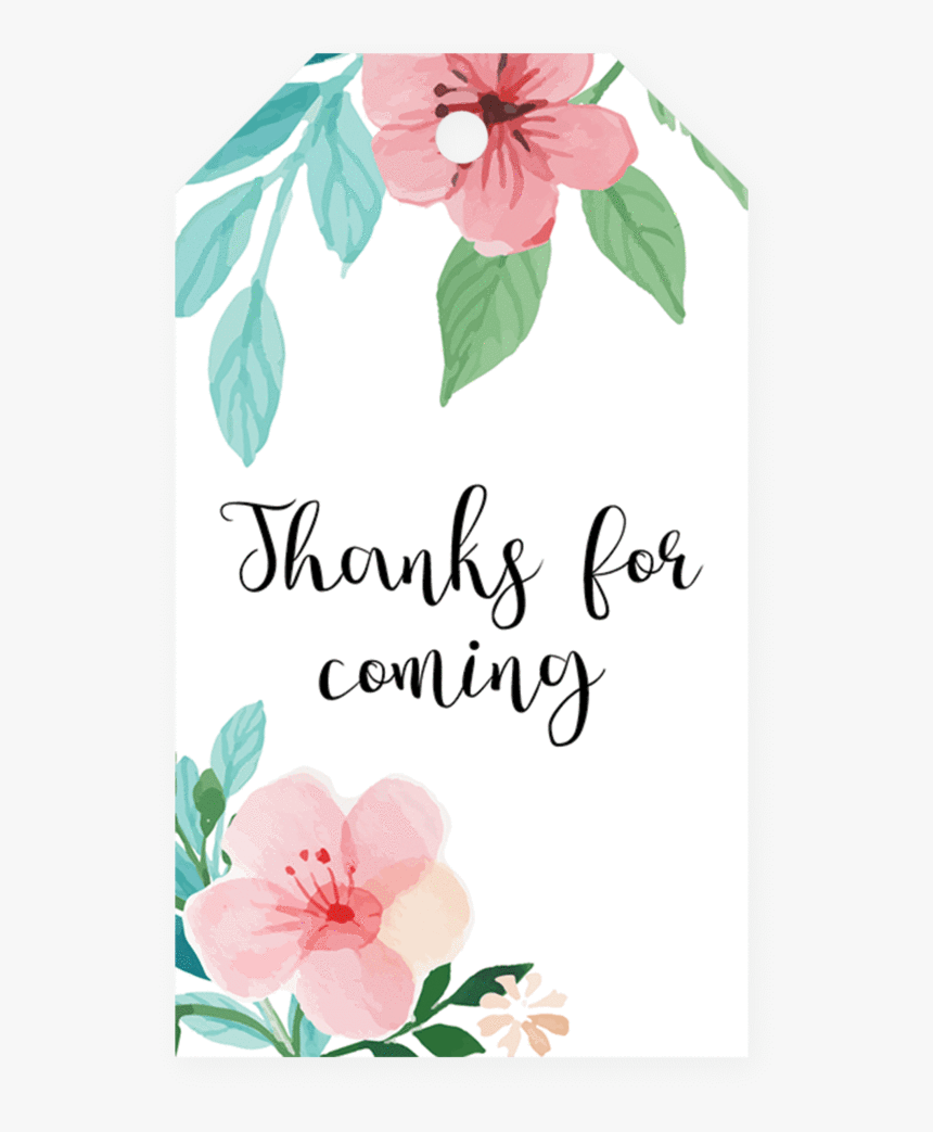Clip Art Flower Tags - Greeting Card, HD Png Download , Transparent Png ...