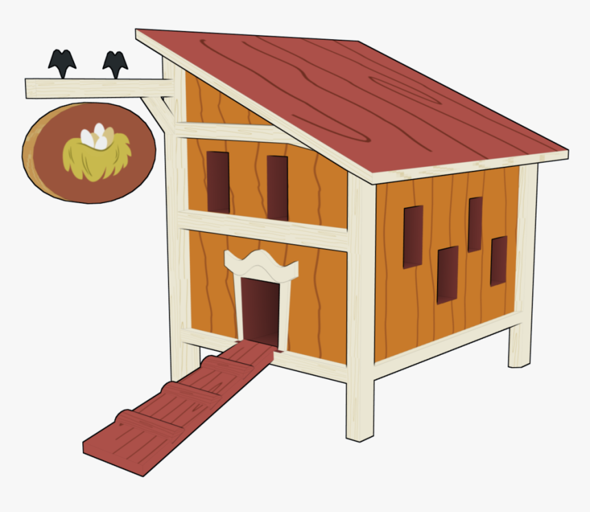 Chicken Coop 3d Model By - Chicken Coop Clipart Png, Transparent Png ...