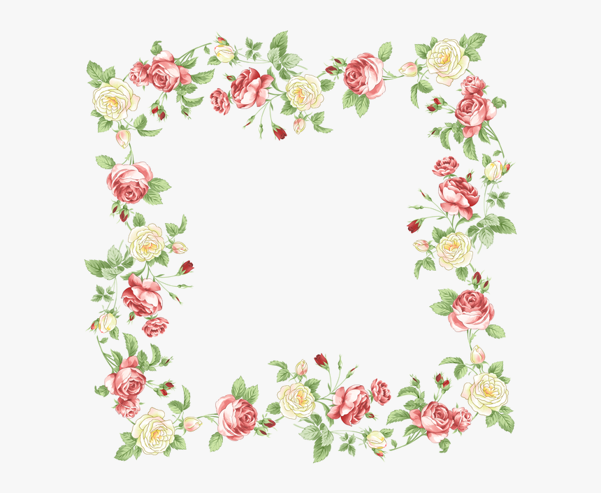 Flower Paper Borders