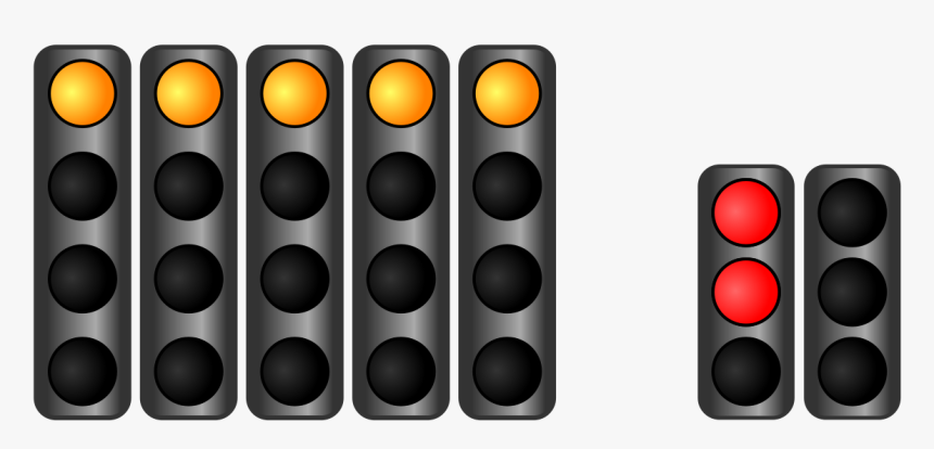 Fia Start Lights Practice Stopped - Traffic Light, HD Png Download ...