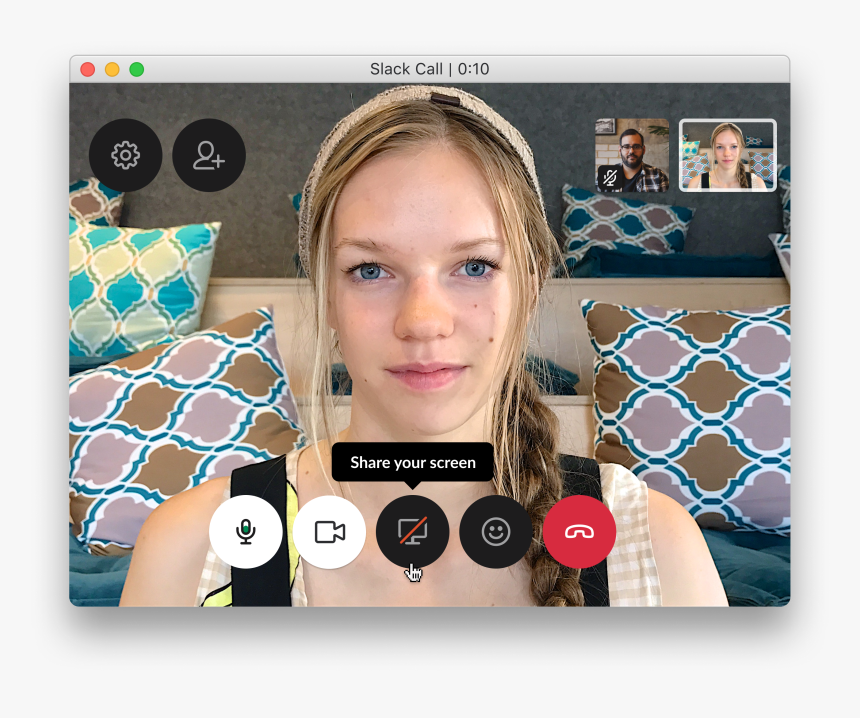 Slack Video Call, HD Png Download , Transparent Png Image - PNGitem