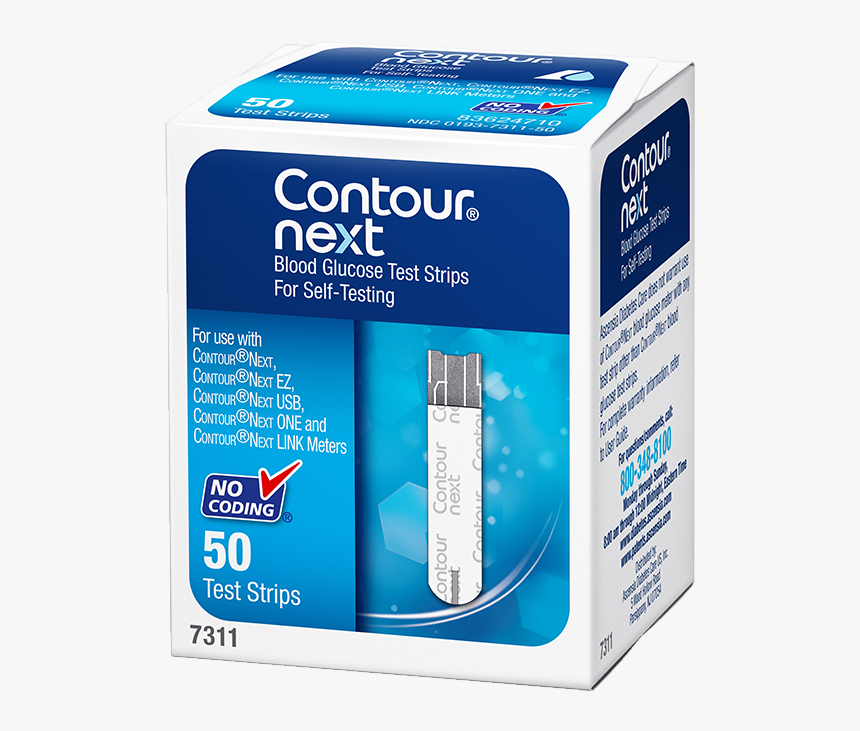 Contour Next One Test Strips, HD Png Download , Transparent Png Image ...