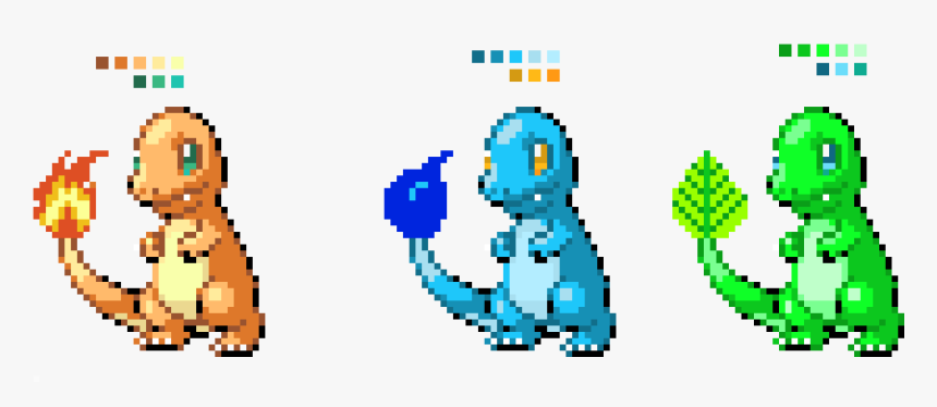 Fire And Water Pixel Art, HD Png Download , Transparent Png Image - PNGitem