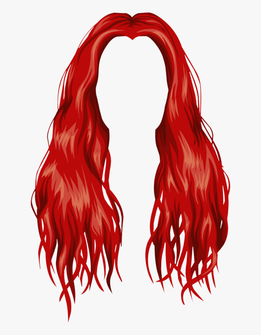 Red Hair Wig Png, Transparent Png , Transparent Png Image - PNGitem