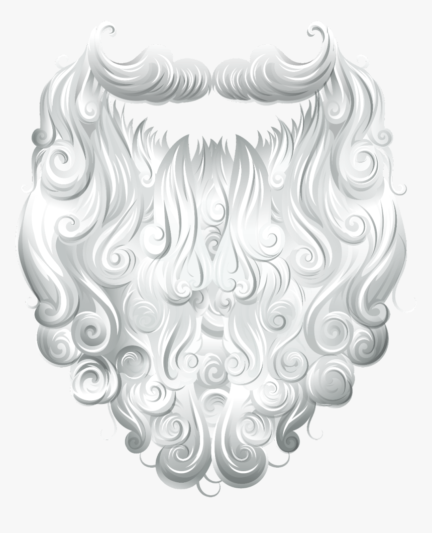 White Beard Png - Santa Claus Beard Transparent, Png Download ...