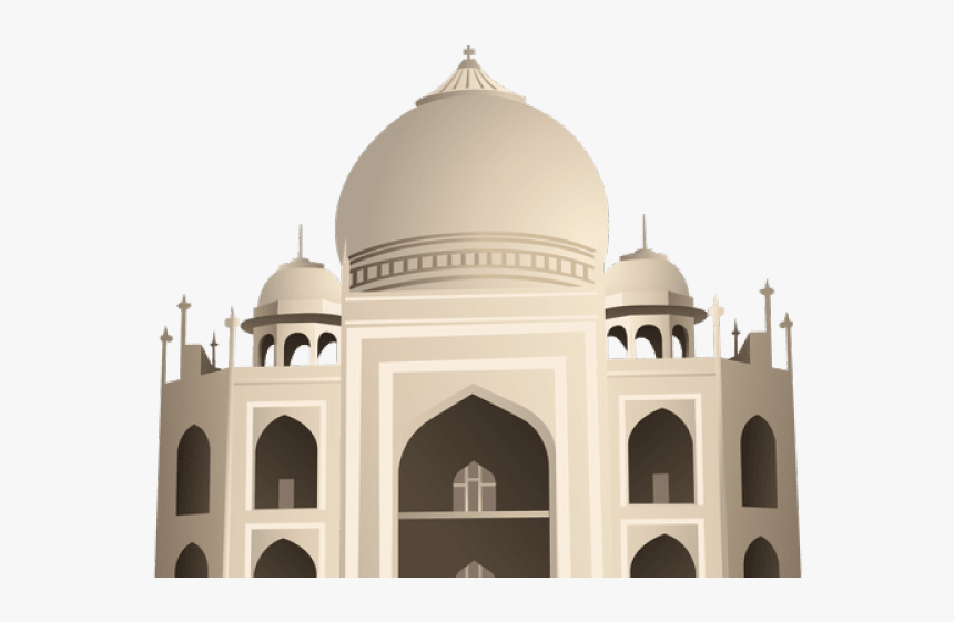 Taj Mahal Png Transparent Images - Taj Mahal Cartoon Png, Png Download ...