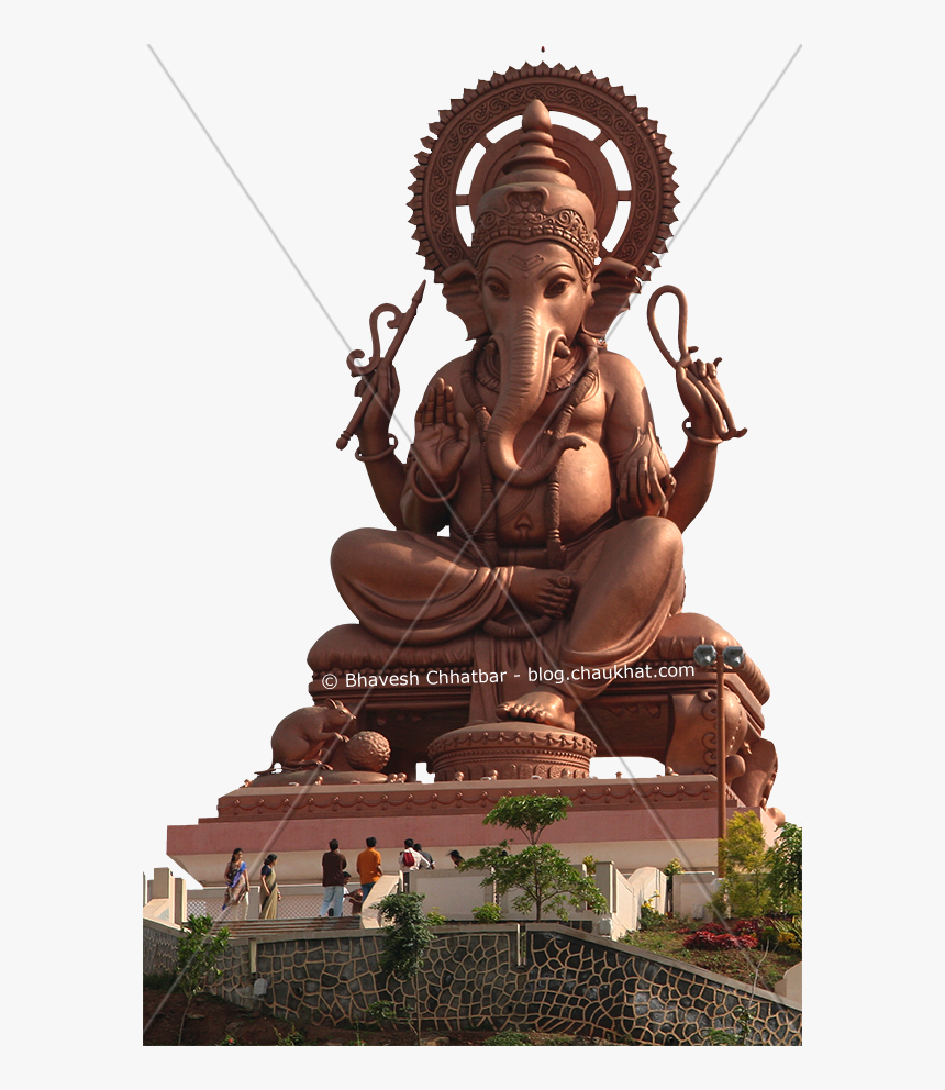 Begdewadi Ganpati Temple [huge Statue] - Begdewadi Pune, HD Png ...