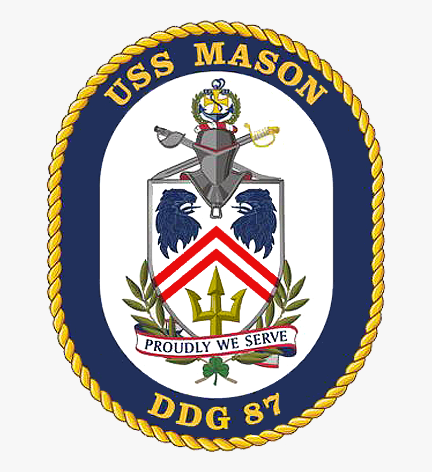 Uss Mason Ddg-87 Crest - Uss Bonhomme Richard Crest, HD Png Download ...