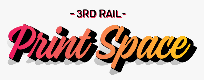 3rd Rail Print Space - Graphic Design, HD Png Download , Transparent ...