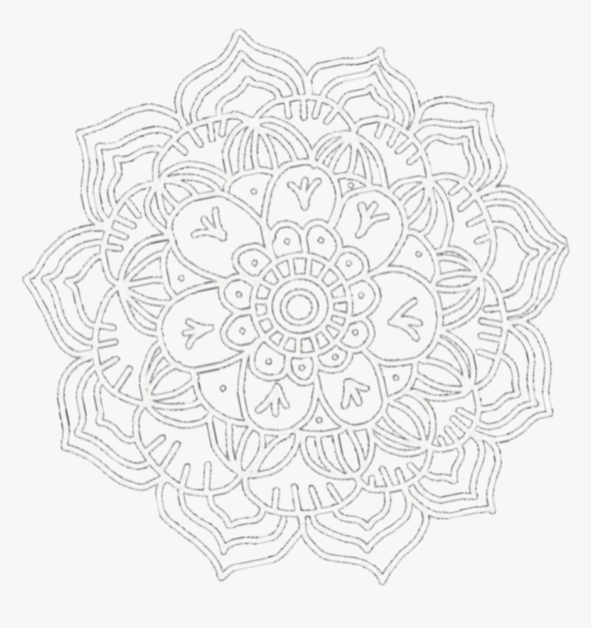 #mandala #tumblr #whitemandala #mandalatumblr #freetoedit - Flower ...