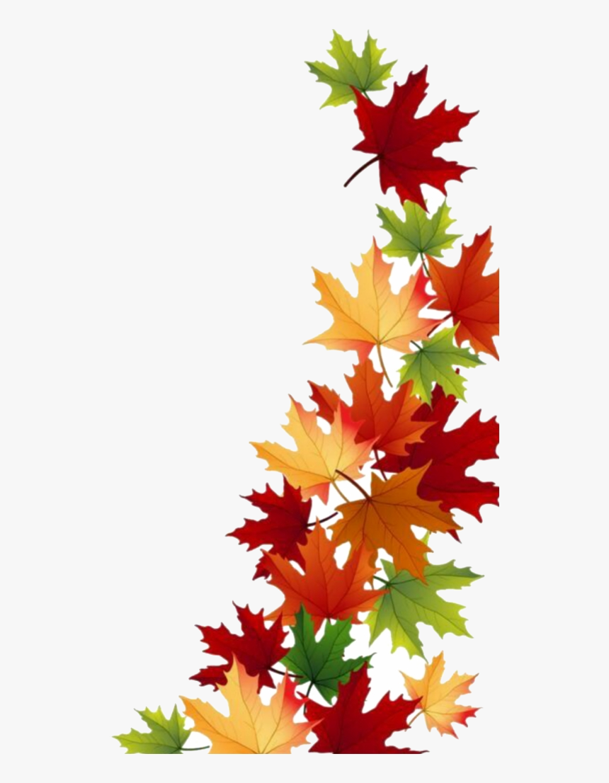 Fall Leaf Background Clipart Borders