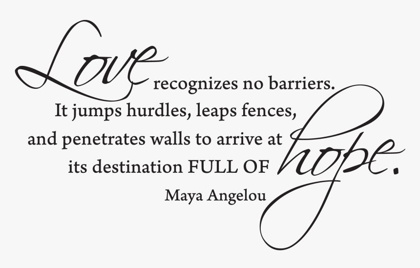 Love Recognizes No Barriers - Love, HD Png Download , Transparent Png ...