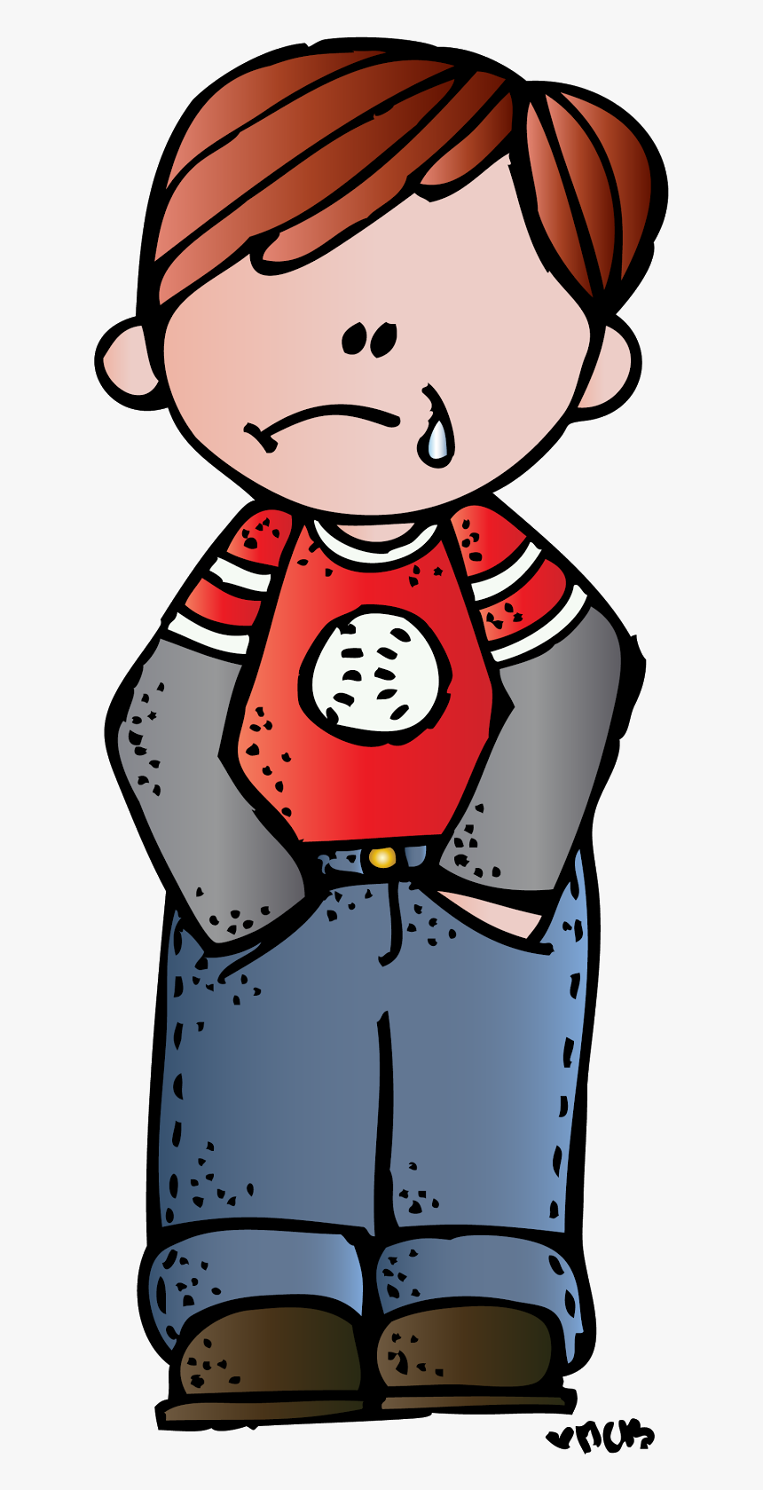 Boy C Melonheadz Colored - Melonheadz Sad Kid, HD Png Download ...