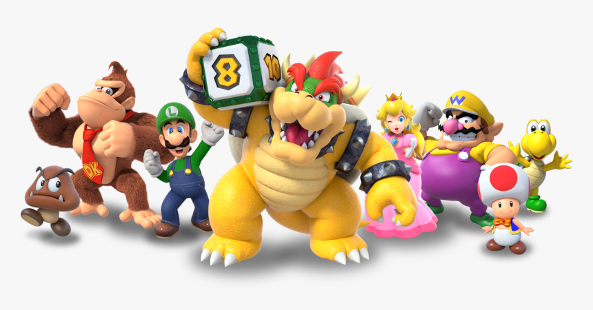 Group - Super Mario Party Switch All Characters, HD Png Download ...
