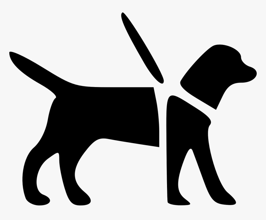 Transparent Dog Clipart Black And White Png - Guide Dog Clip Art, Png ...