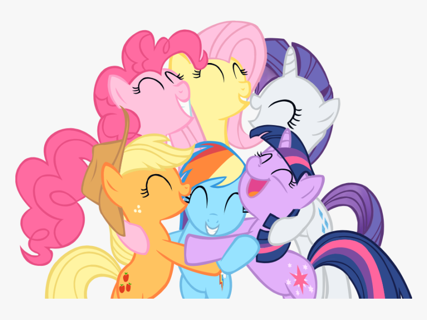 My Little Pony Friendship Is Magic Hug, HD Png Download , Transparent ...