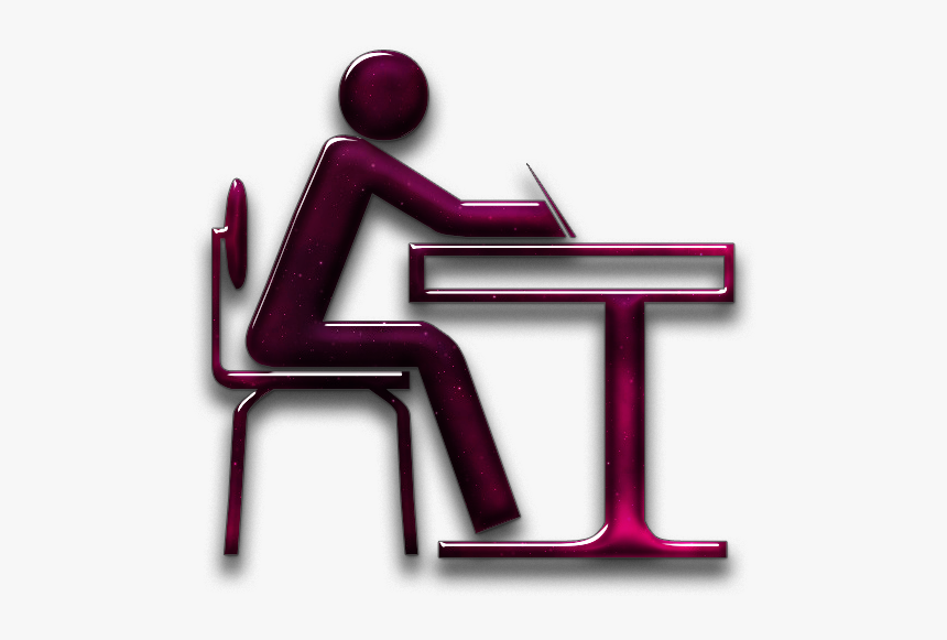 Student Sitting At Desk Icon - Online Quran Teaching Png File ...