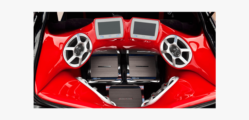 Sound Systems - Speakers In Car Hood, HD Png Download , Transparent Png ...