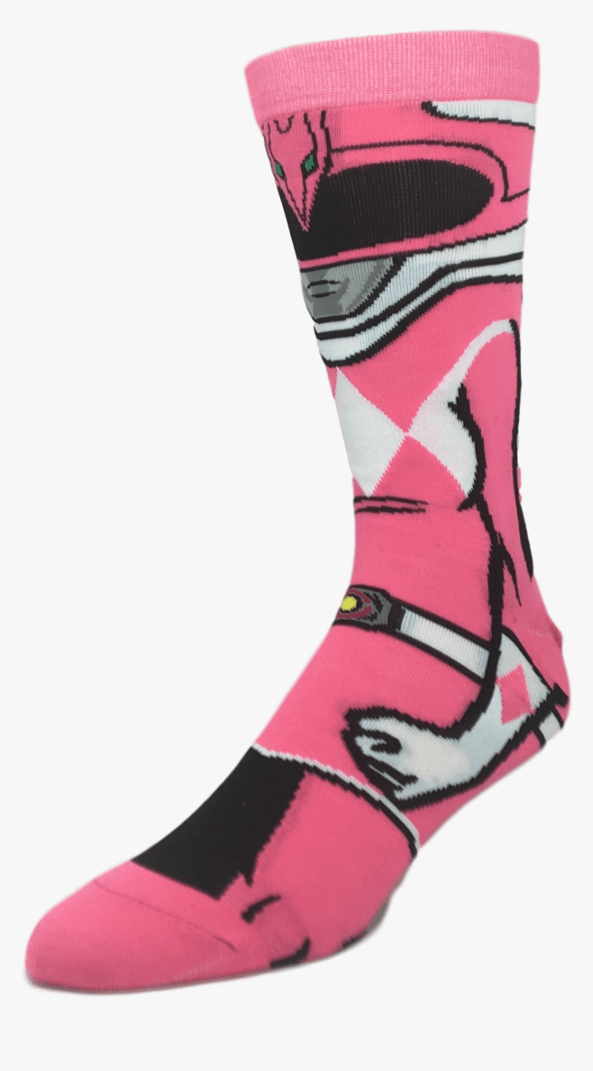 Power Rangers Pink Ranger 360 Socks Class - Sock, HD Png Download ...