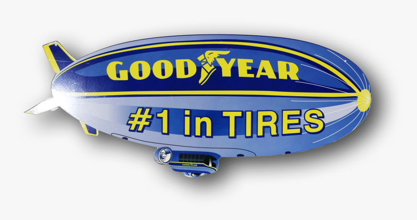 Goodyear Blimp Sign - Goodyear Tire And Rubber Company, HD Png Download ...