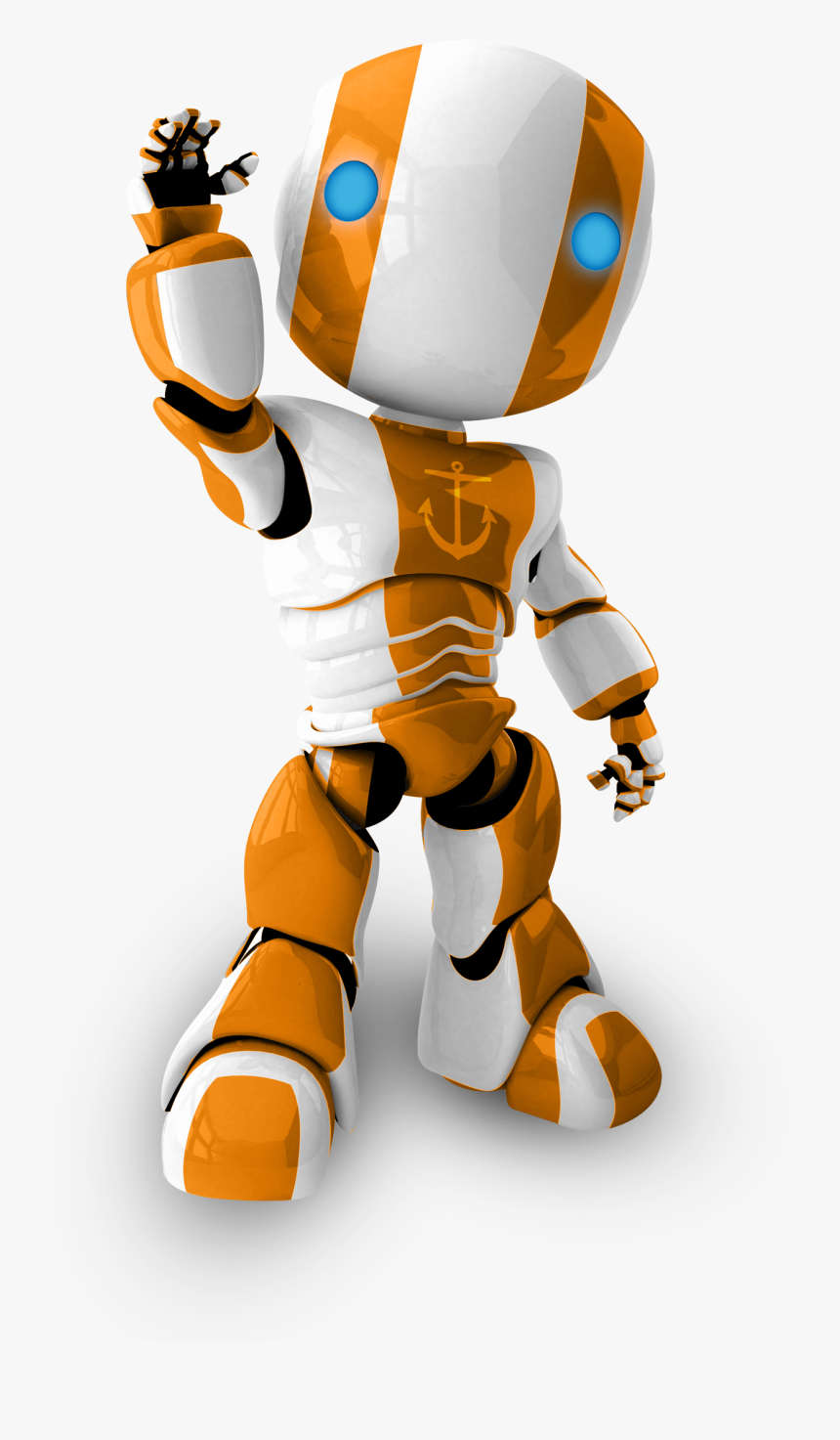 Robot-wave - 3d Robot, HD Png Download , Transparent Png Image - PNGitem