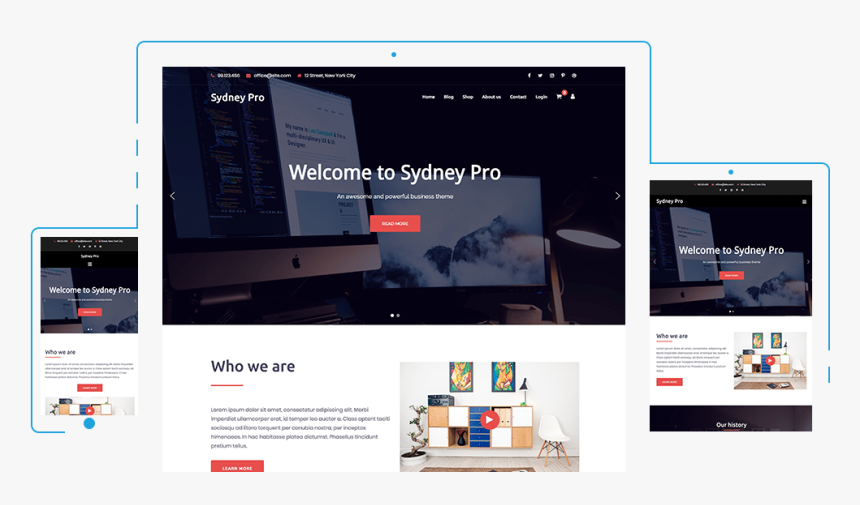 Sydney Theme Wordpress, HD Png Download , Transparent Png Image - PNGitem